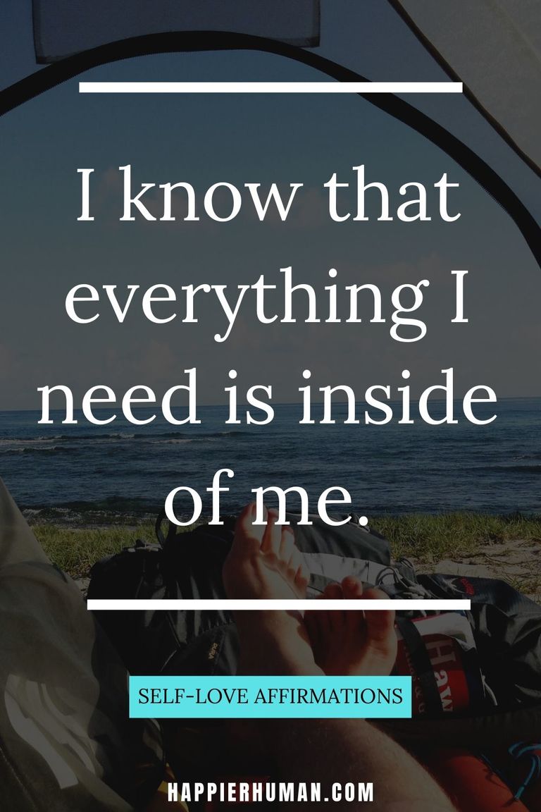 75 Self-Love Affirmations to Find More Acceptance in Life - Happier Human