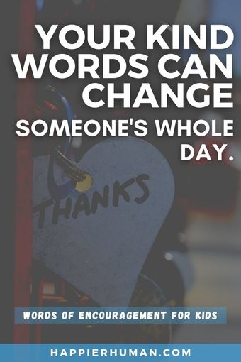 61 Positive Words of Encouragement for Kids [2024 Update] - Happier Human