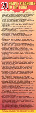 77 Simple Pleasures That Fill Your Day with Happiness - Happier Human