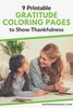 9 Printable Gratitude Coloring Pages to Show Thankfulness - Happier Human