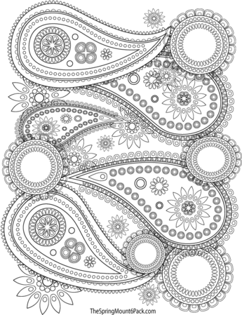 35 Adult Coloring Pages That Are Printable and Fun - Happier Human