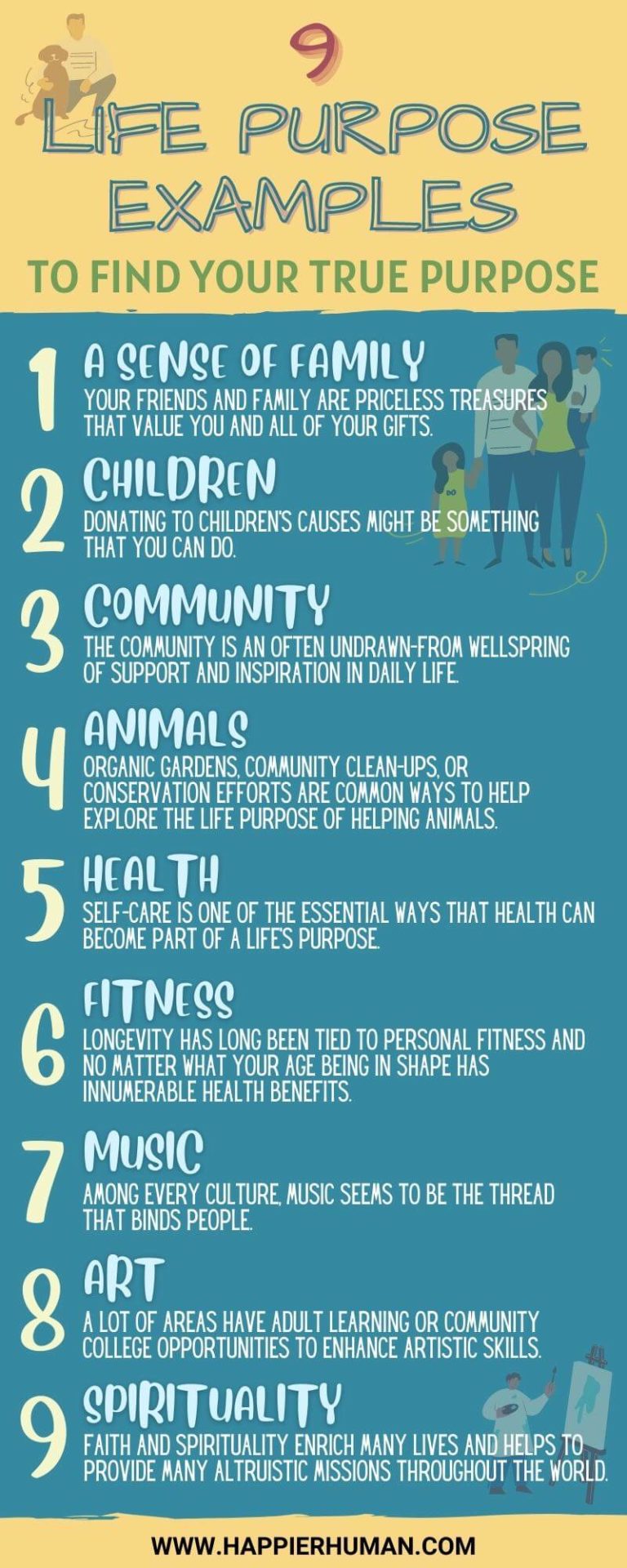 19 Life Purpose Examples to Find Your True Purpose - Happier Human