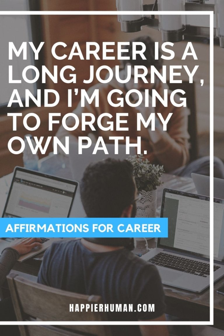 51 Affirmations for Career and Job Success - Happier Human