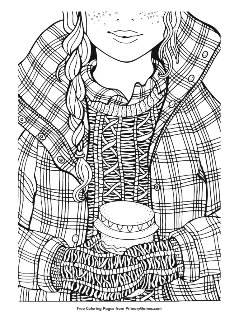 37 Free Winter Coloring Pages for Adults - Happier Human