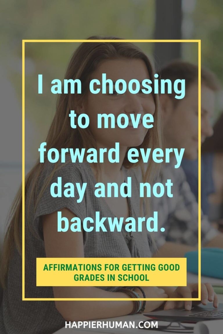 50 Affirmations for Getting Good Grades in School - Happier Human