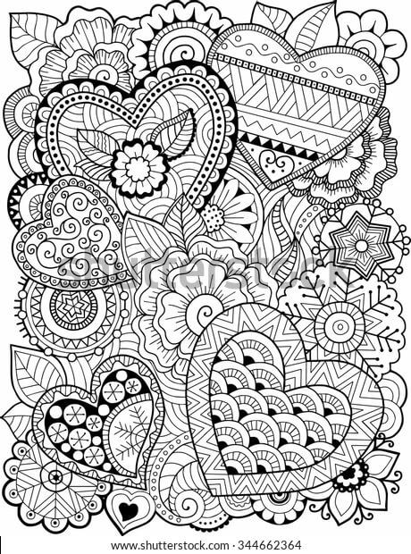 49 Printable Heart Coloring Pages for Adults - Happier Human