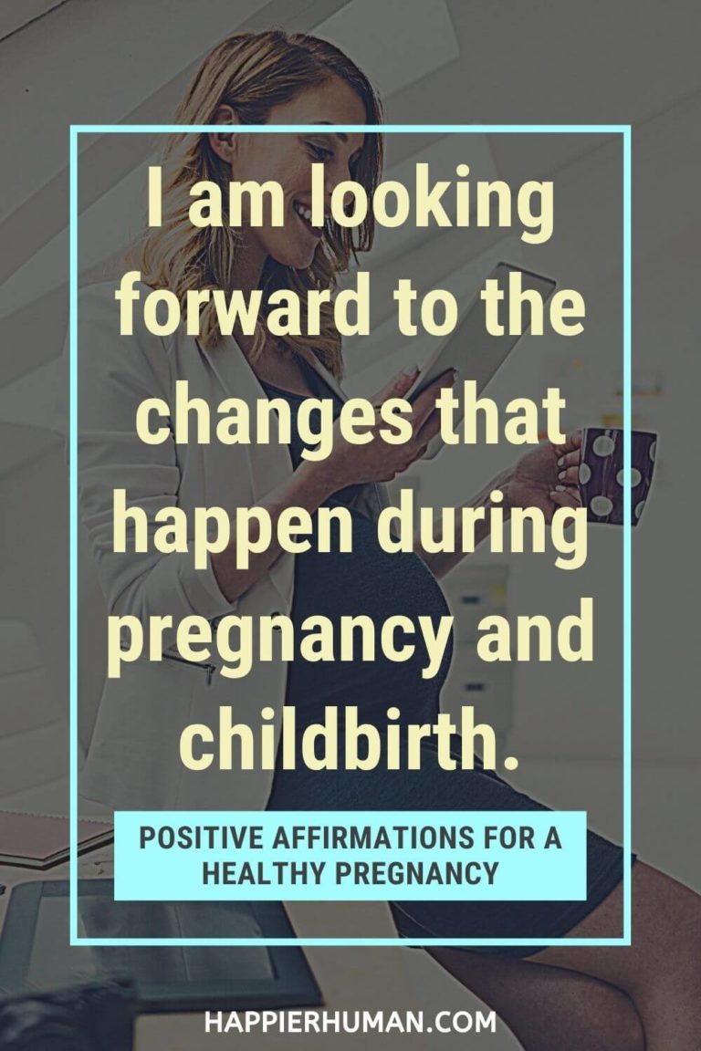 30 Positive Affirmations for a Healthy Pregnancy - Happier Human