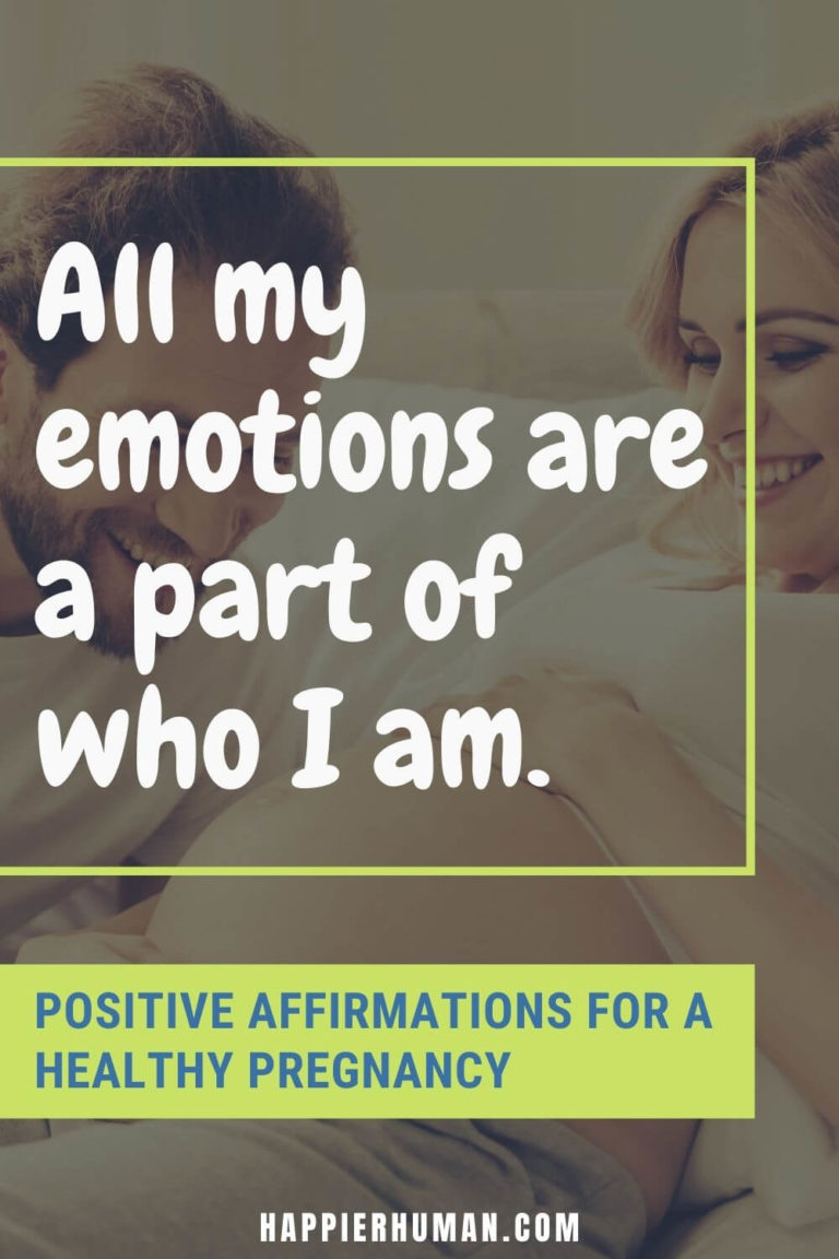 30 Positive Affirmations for a Healthy Pregnancy - Happier Human