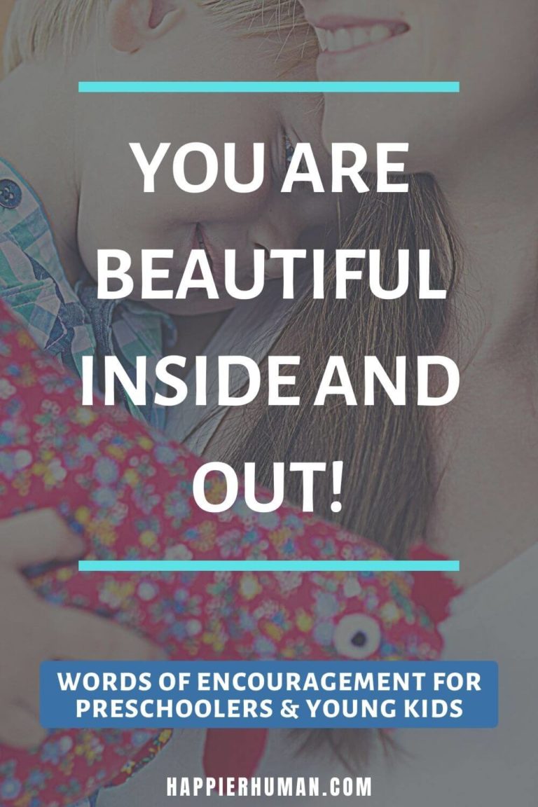 103 Positive Words of Encouragement for Preschoolers & Young Kids ...