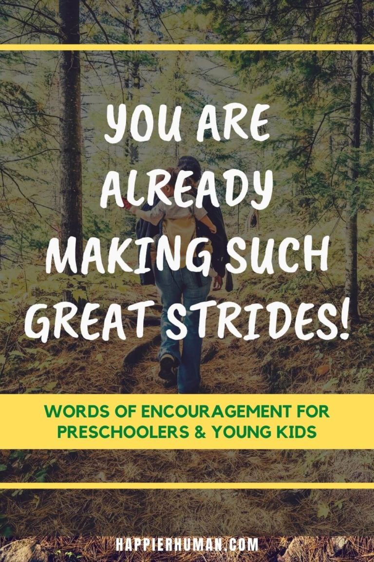103 Positive Words of Encouragement for Preschoolers & Young Kids ...