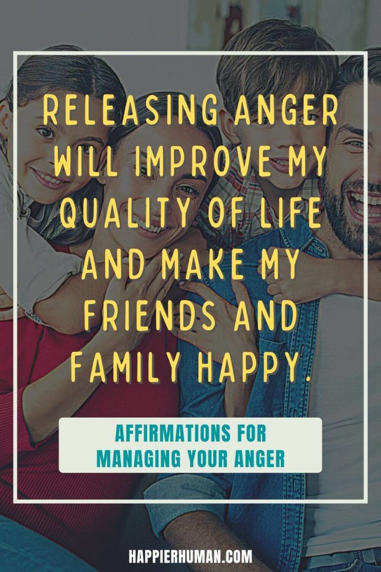 60 Calming Affirmations for Managing Your Anger - Happier Human