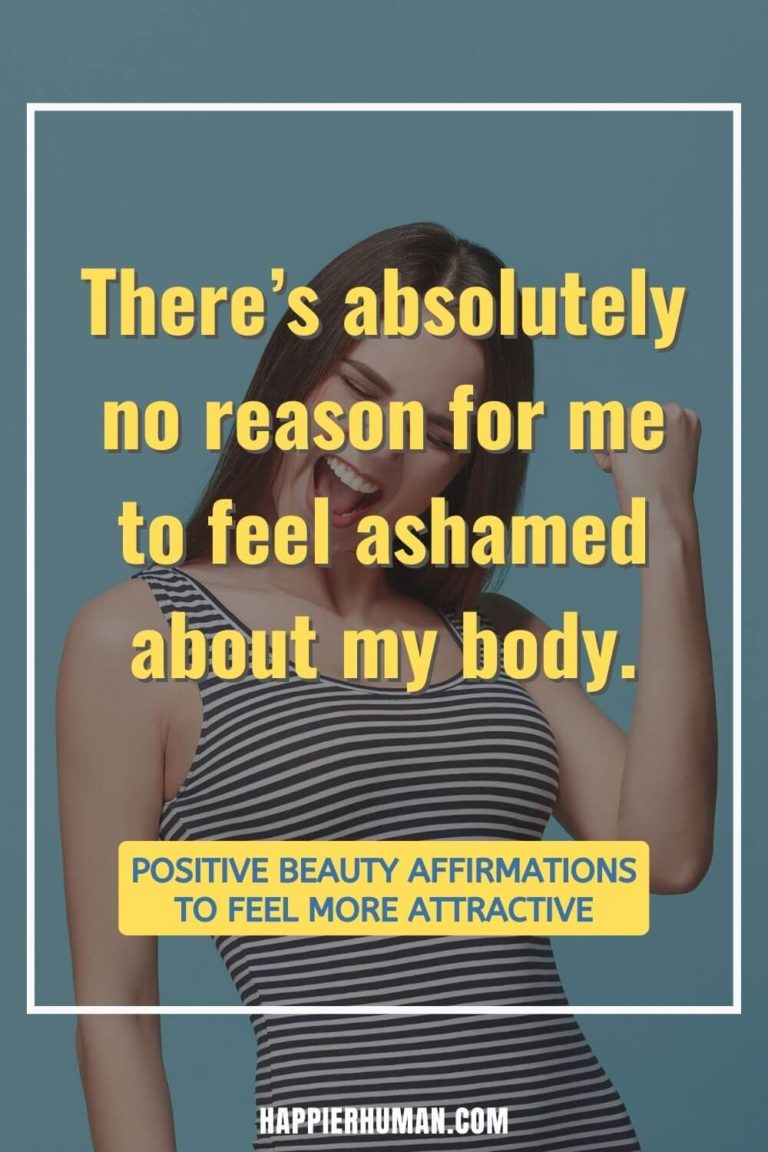 60 Positive Beauty Affirmations to Feel More Attractive - Happier Human