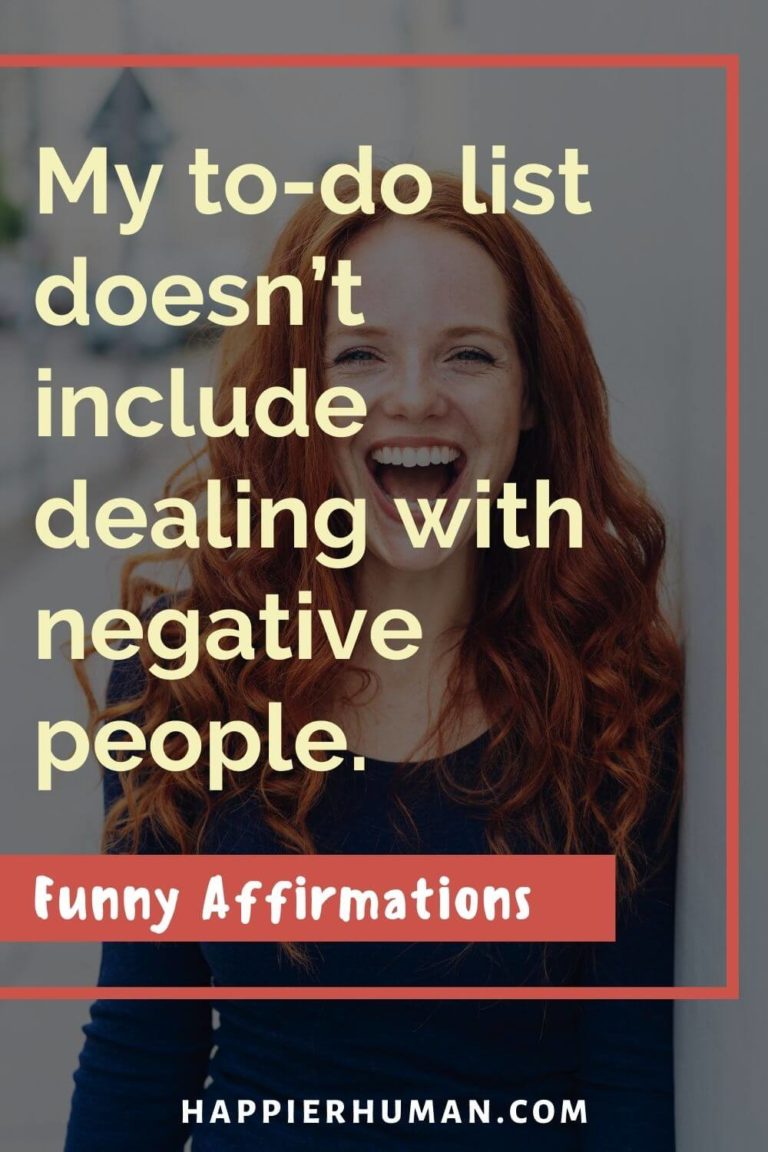 100 Funny Affirmations for a Daily Dose of Humor - Happier Human