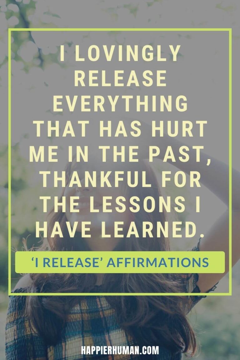70 ‘I Release’ Affirmations for Letting Go of Negative Thinking ...