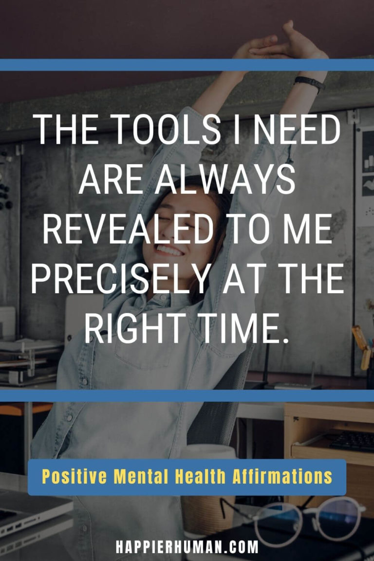 55 Positive Mental Health Affirmations to Recite Daily - Happier Human