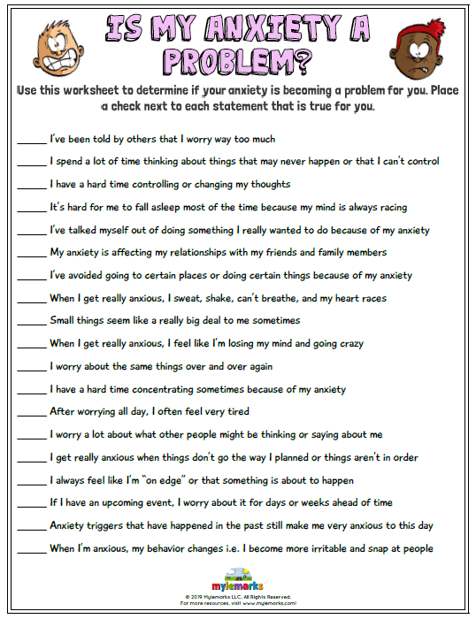 11 Printable Anxiety Worksheets For Kids Teens And Adults 2022 11 Printable Anxiety Worksheets For Kids Teens And Adults 2022
