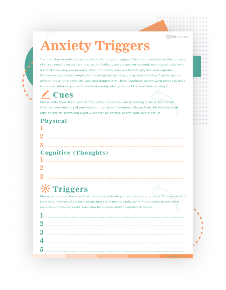 11 Printable Anxiety Worksheets for Kids, Teens & Adults - Happier Human