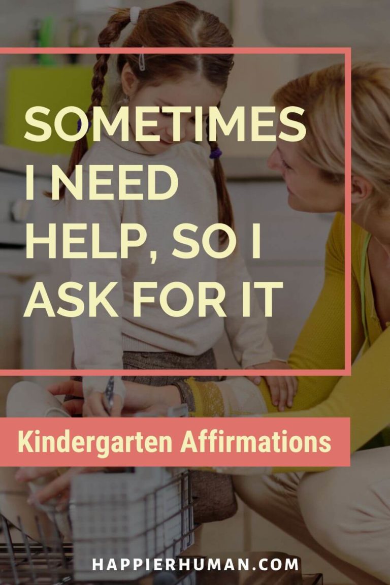 121 Positive Kindergarten Affirmations That Kids Will Love - Happier Human