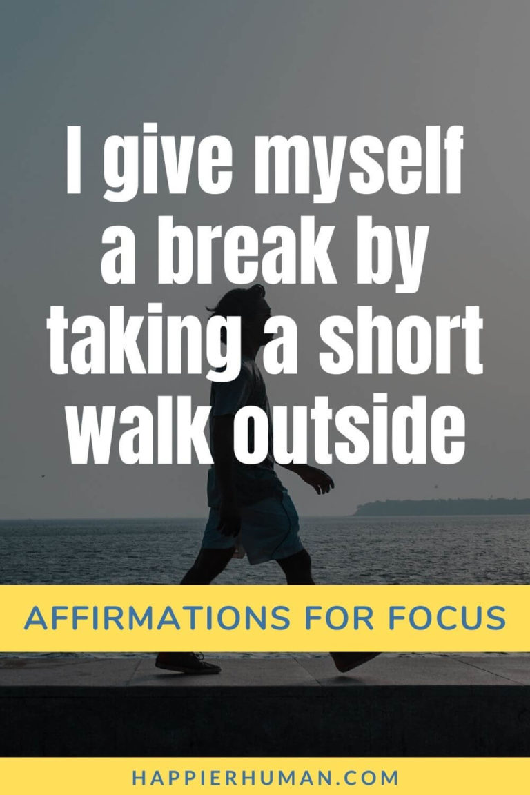 100 Affirmations for Focus and Concentration - Happier Human