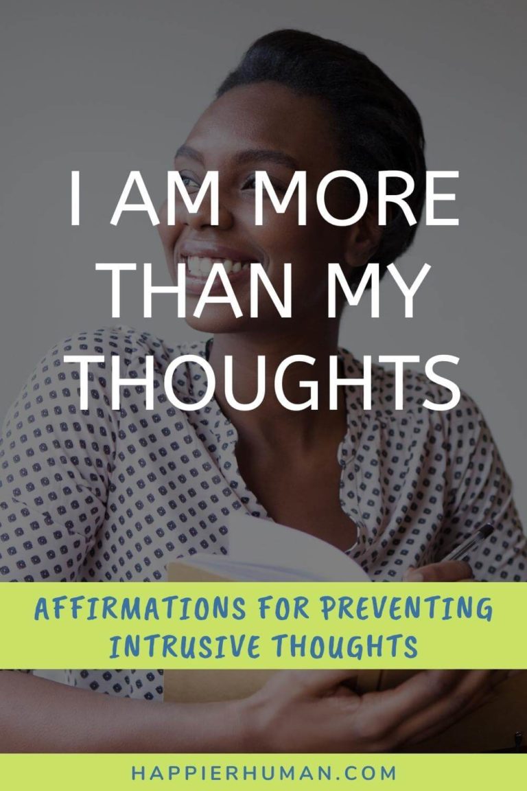 118 Affirmations for Preventing Intrusive Thoughts - Happier Human