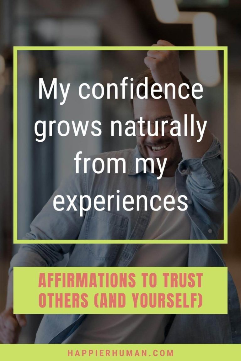 111 Affirmations to Trust Others (and Yourself) - Happier Human