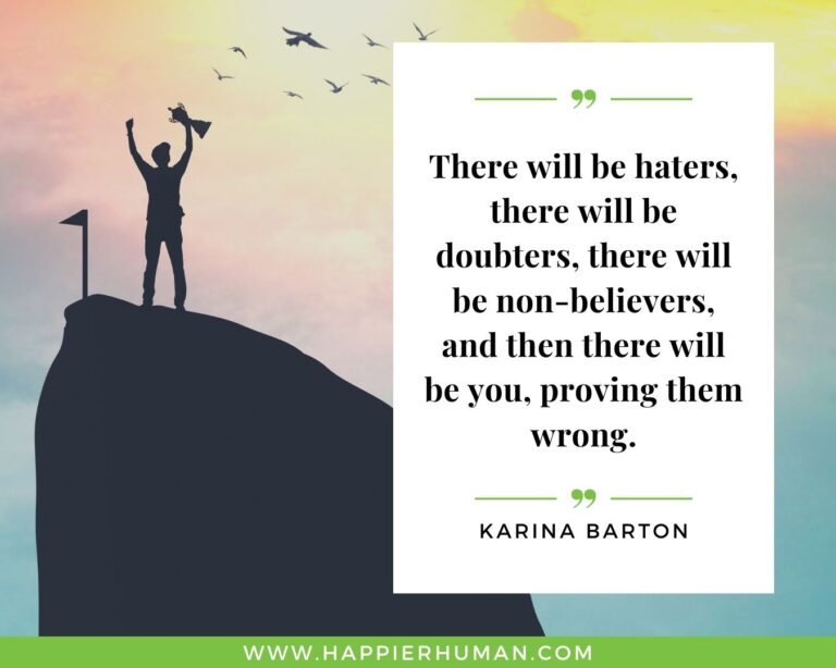 100 Haters Quotes for Dealing with Negative People - Happier Human
