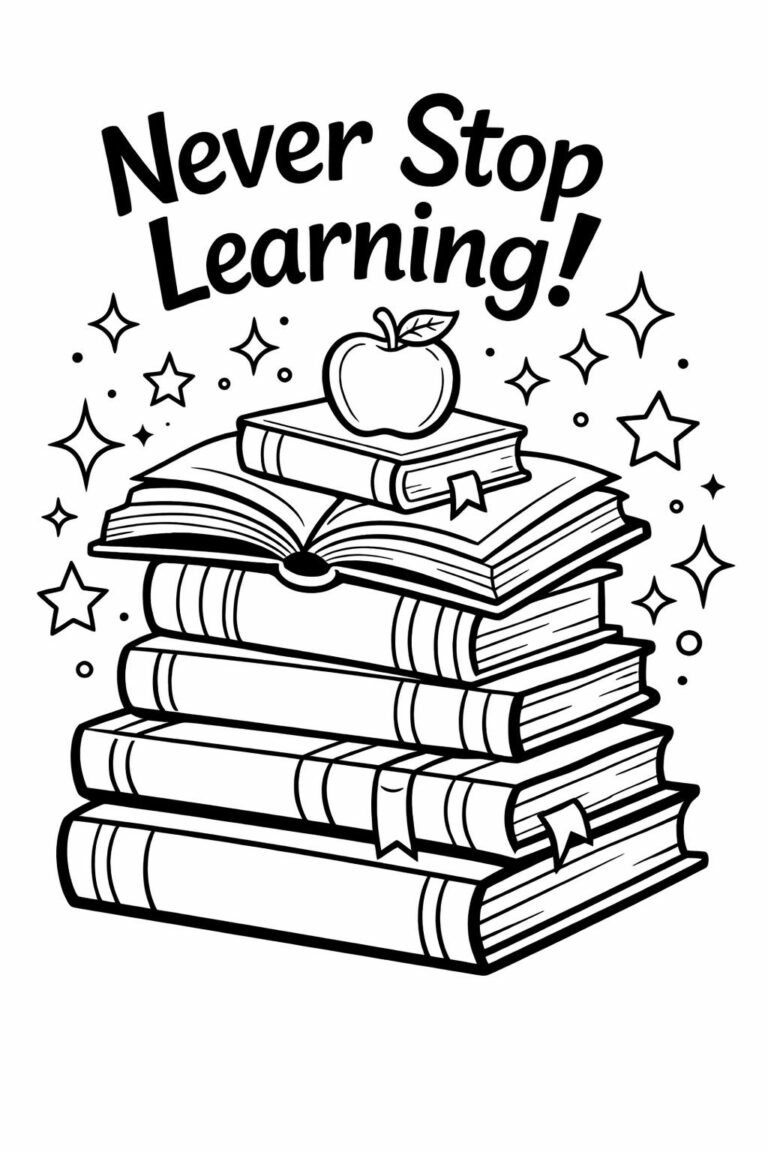 41 Printable Motivational Coloring Pages for Kids in 2026 - Happier Human