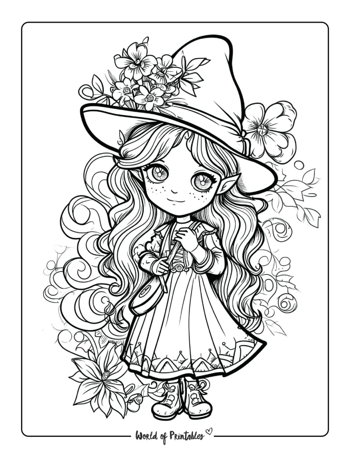 35 Printable Leprechaun Coloring Pages - Happier Human
