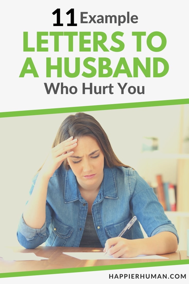11 Example Letters to a Husband Who Hurt You - Happier Human